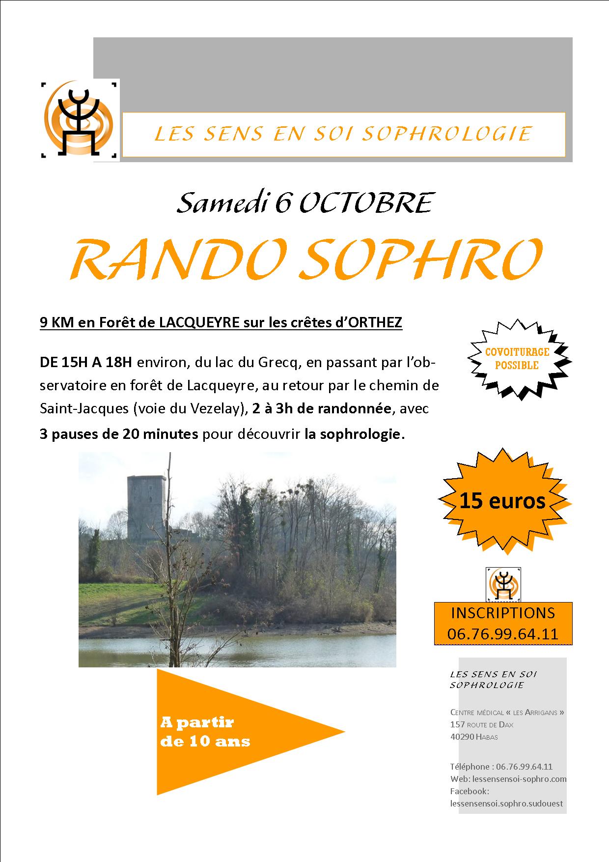 Rando Sophro en fôret sur les crêtes d'Orthez - Les Sens En Soi Sophrologie